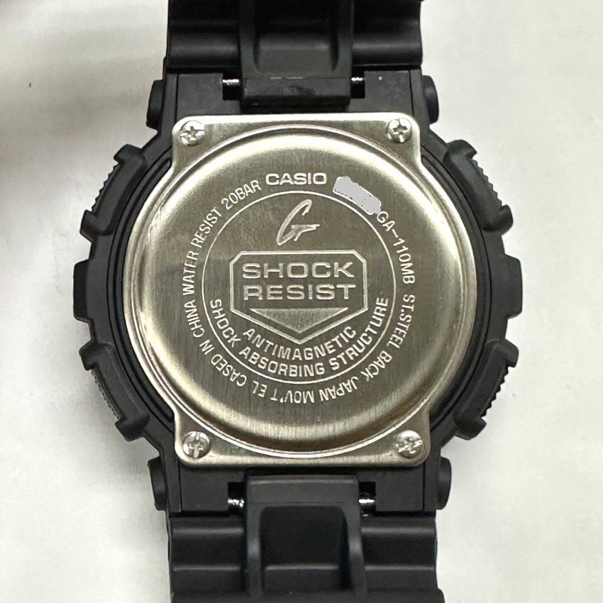 g shock military black ga110mb 1a
