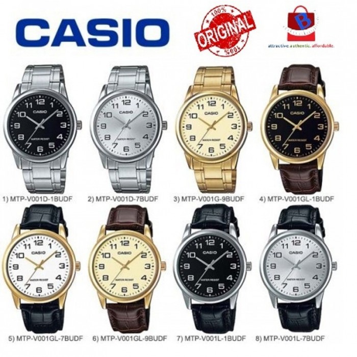 Casio MTP-V001 Series Original & Genuine Men's Watch