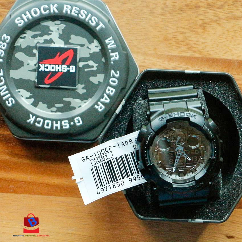 Casio G-Shock GA-100CF-1ADR Special Color Models Watch GA-100CF-1AD ...
