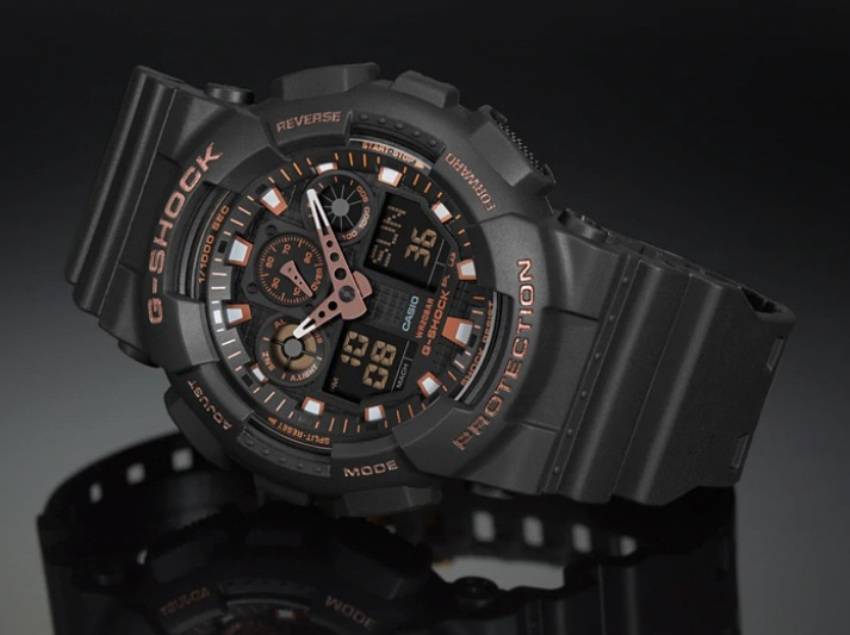 Casio G-Shock GA-100GBX-1A4DR Special Color Models Watch GA-100GBX-1A4D ...