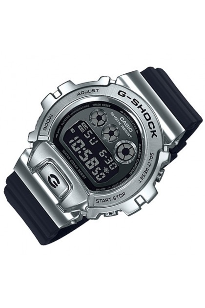 (EURO SET) Casio G-Shock GM-6900-1ER Standard Digital Metal-Covered ...