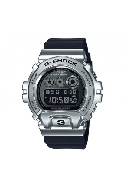 (EURO SET) Casio G-Shock GM-6900-1ER Standard Digital Metal-Covered Bezel Watch GM-6900-1E / GM ...