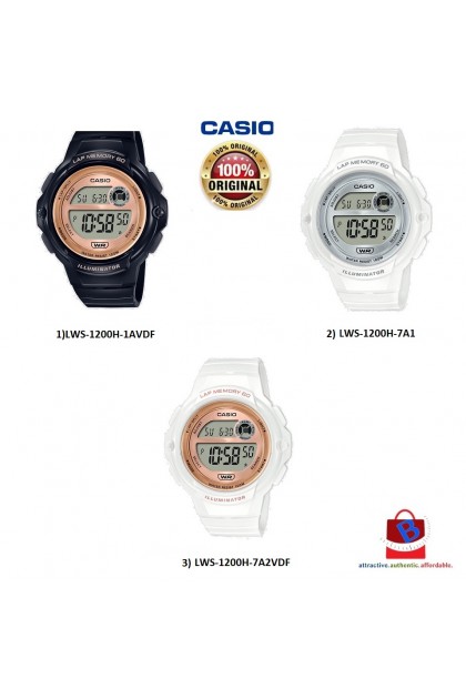 Casio Digital LWS-1200H Series Original & Genuine Watch