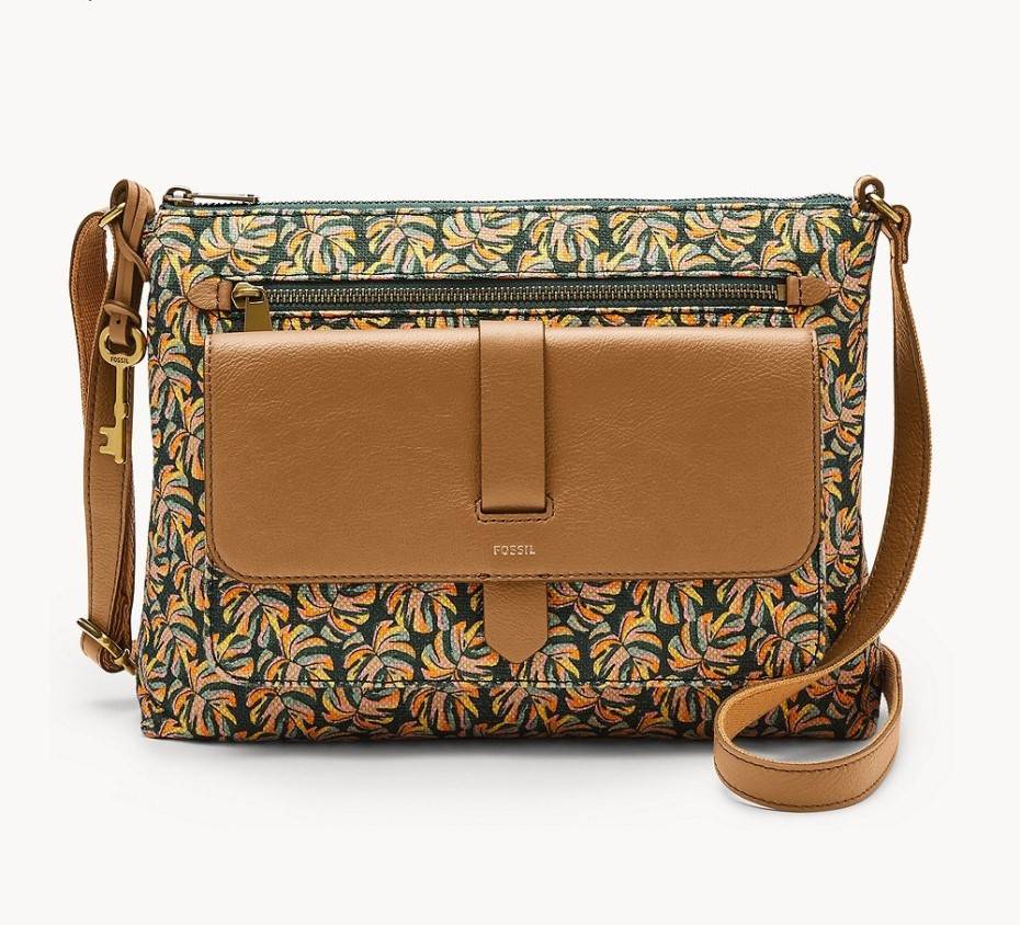 Fossil Women's Fiona Large Crossbody Purse Handbag ZB1704335