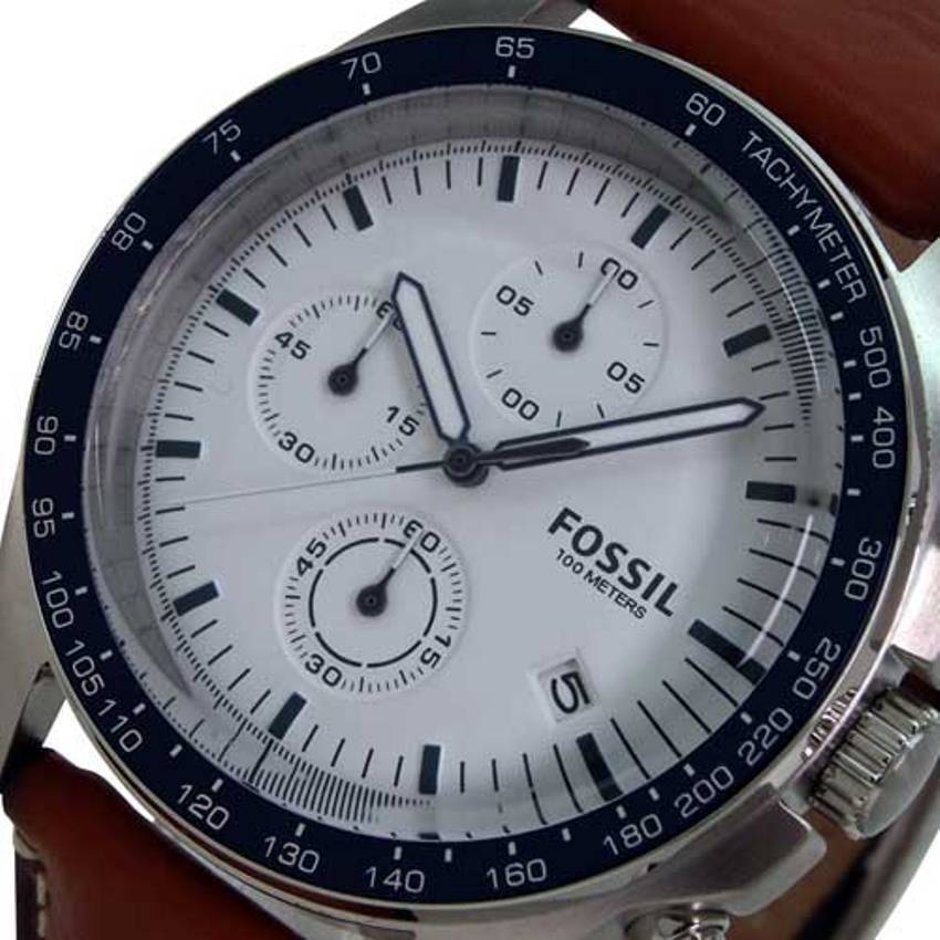 Sport 54 Chronograph Brown Leather Men's Watch | CH3029